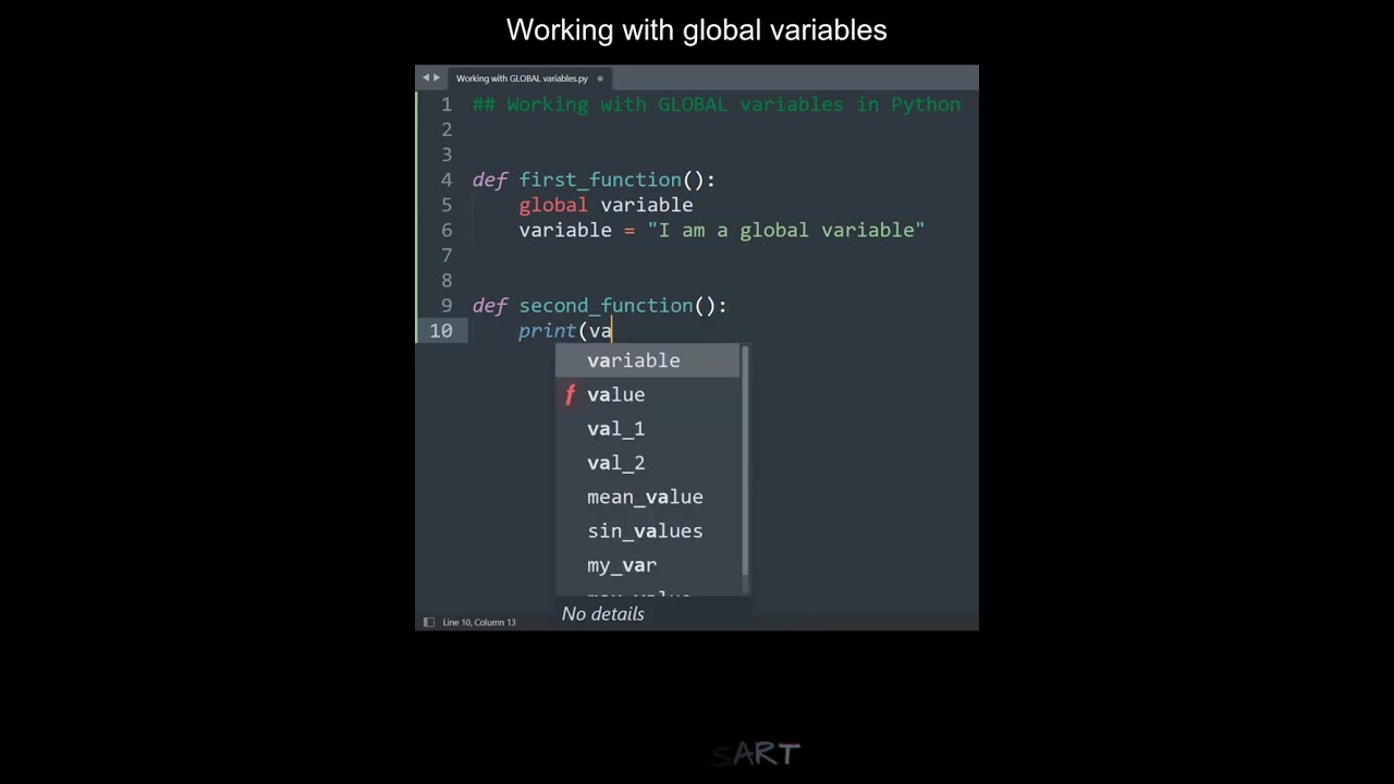 Working with global variables in Python | Python Examples | Python Coding Tutorial | Interview