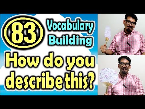 How do you describe this?(83) (Vocabulary Building) [ ForB English Lesson ]