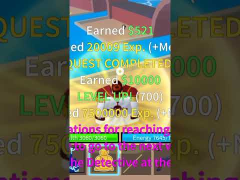 Getting 700 level in blox fruits 💗 #roblox