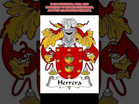 Herrera Surname - Quick Facts #surnames #history #herrera