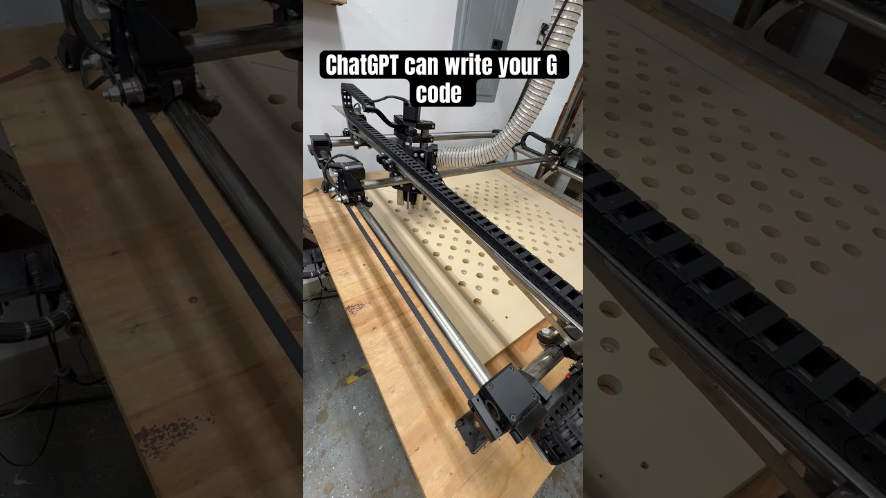 ChatGPT can write your G code for your MPCNC. #cnc #chatgpt #gcode #diy #craft #fyp #shorts #rc ￼