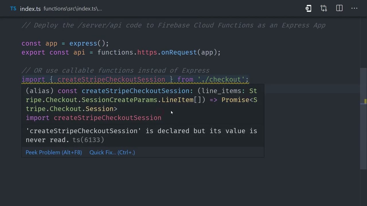 [Stripe Payments JavaScript] 27.  Firebase Cloud Functions