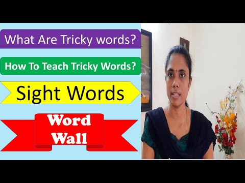தமிழில்|TRICKY WORDS|Jolly Phonics|Sight Words|How To Teach Sight Words|Katral Elithu