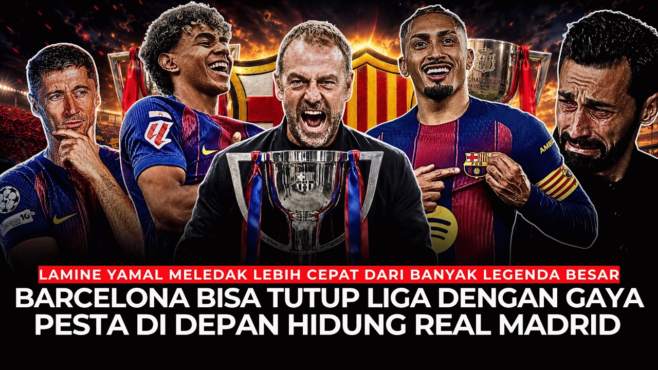 🔥 BARCA ON THE VERGE OF A PARTY! Title-Deciding El Clasico: Raphinha Goes on a Rampage & Yamal Su...