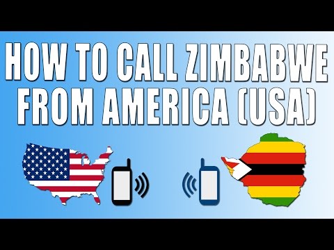 How To Call Zimbabwe From America (USA)