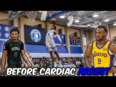 REACTING TO BRONNY JAMES HIGHLIGHTS BEFORE THE CARDIAC ARREST!