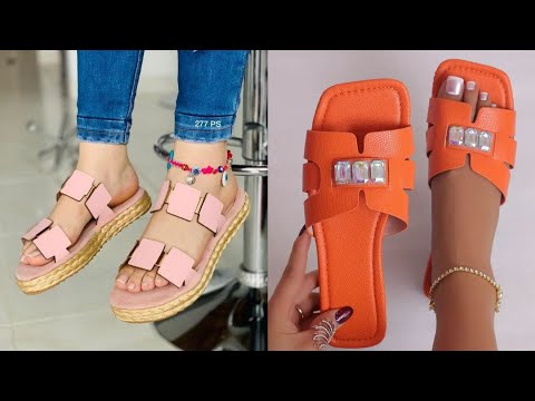 TOP 50 NEW TRENDY SOFT DESIGNER SANDALS & SLIP-ON SHOES FOR WORKING LADIES