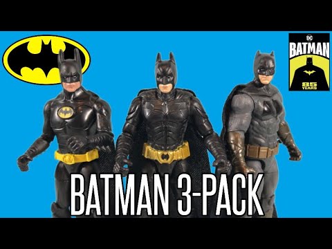 Spin Master 4 Inch Batman 3-Pack Review - 85 Years of Batman