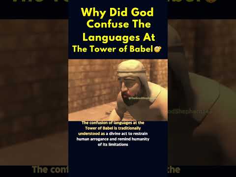 Why God REALLY Confused The Languages At The Tower Of Babel 🤯😮 #shorts #youtube #oldtestament #fypシ