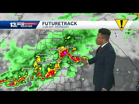 Severe storms Sunday: Alabama's weather forecast stays wet through Memorial Day next week
