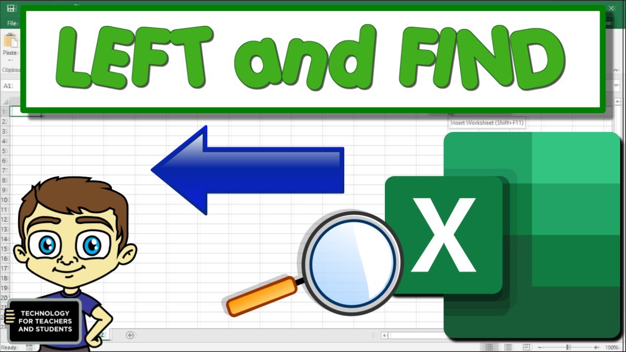 Combining Excel's LEFT and Find Functions