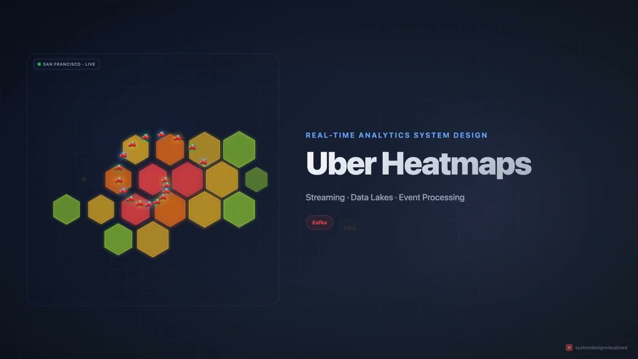 Real-Time Analytics System Design | Uber Heatmaps (Streaming, Data Lakes & Event Processing)