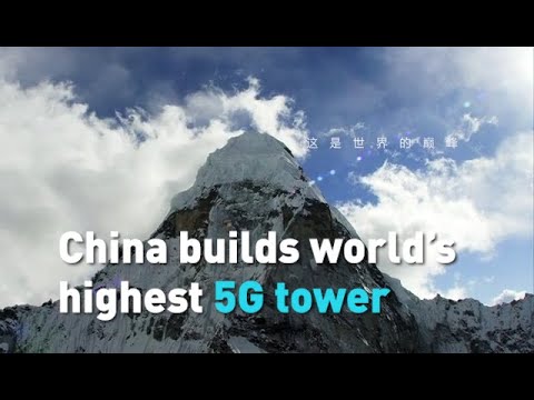 China builds world's highest 5G tower on Mount Qomolangma