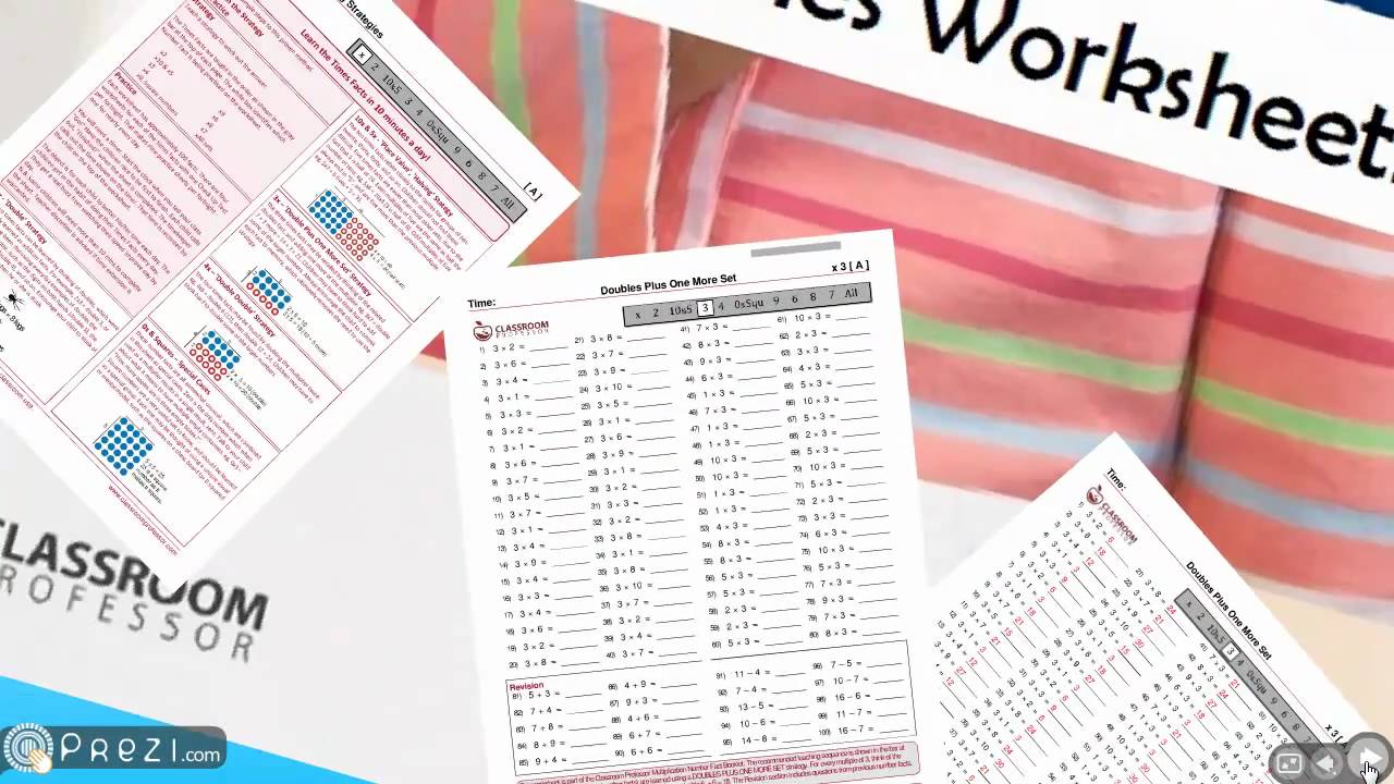 10 Minutes a Day: Times Tables Worksheets promotion