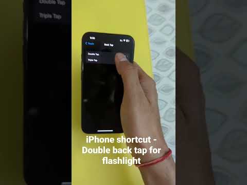 iPhone 13 - Double back tap for flashlight. Not as good as Pixel 7, but still useful.