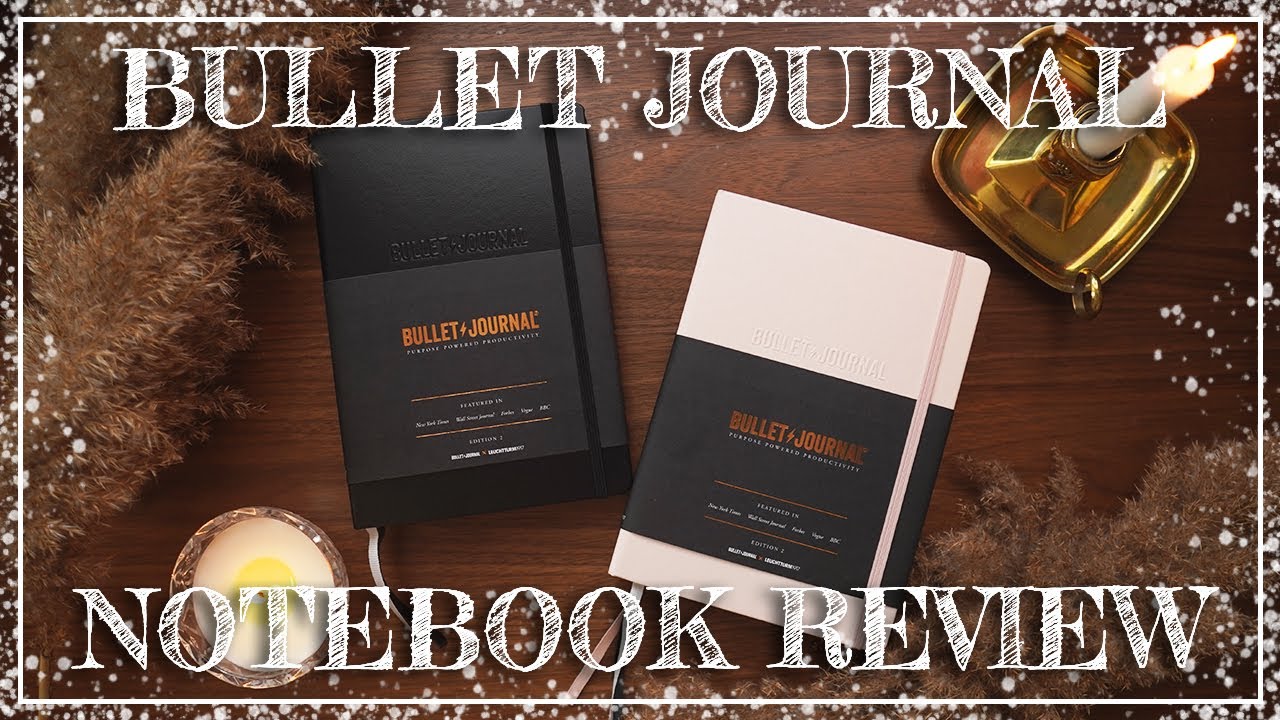 Bullet Journal Edition 2 Notebook Review + Pen Test + Giveaway!  ||  Plantmas Day 5
