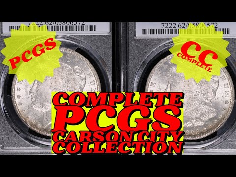 Complete Carson City Pcgs Collection. Monster High Grade CC Silver Dollars