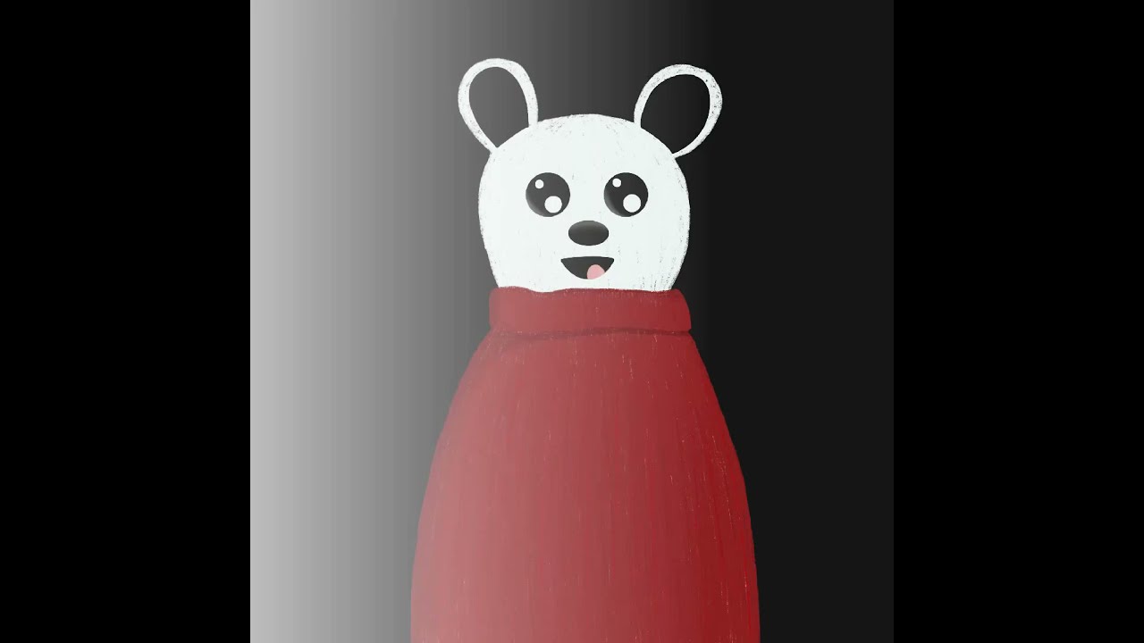 🐻‍❄️ #digitalart #illustration #art#shorts #cute#panda#bear#procreate #reels #create#createdwithlove