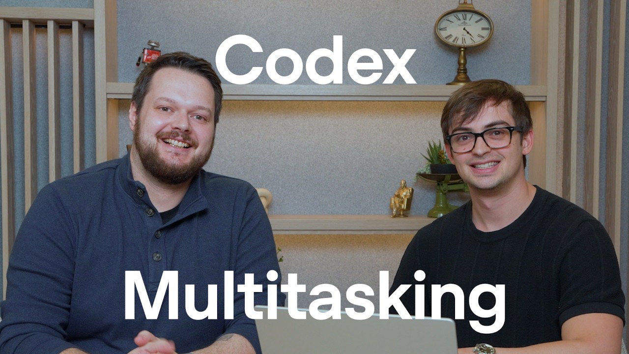 Multitasking with the Codex app