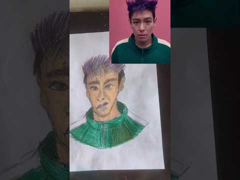 I Draw Thanos From squid game #netflix #squidgame #art #viralvideo #youtube #tsb #fyp