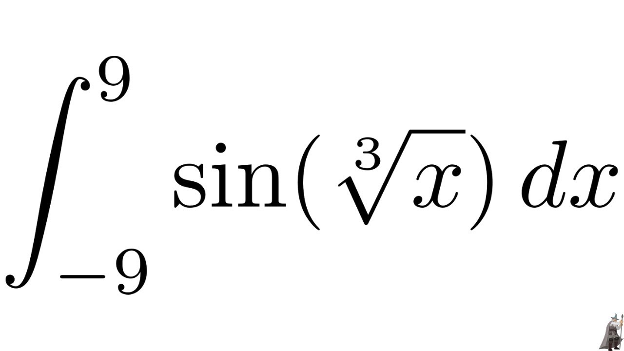 Definite Integral sin(cuberoot(x)) MIT Integration Bee Qualifying Exam 2014 Problem #2
