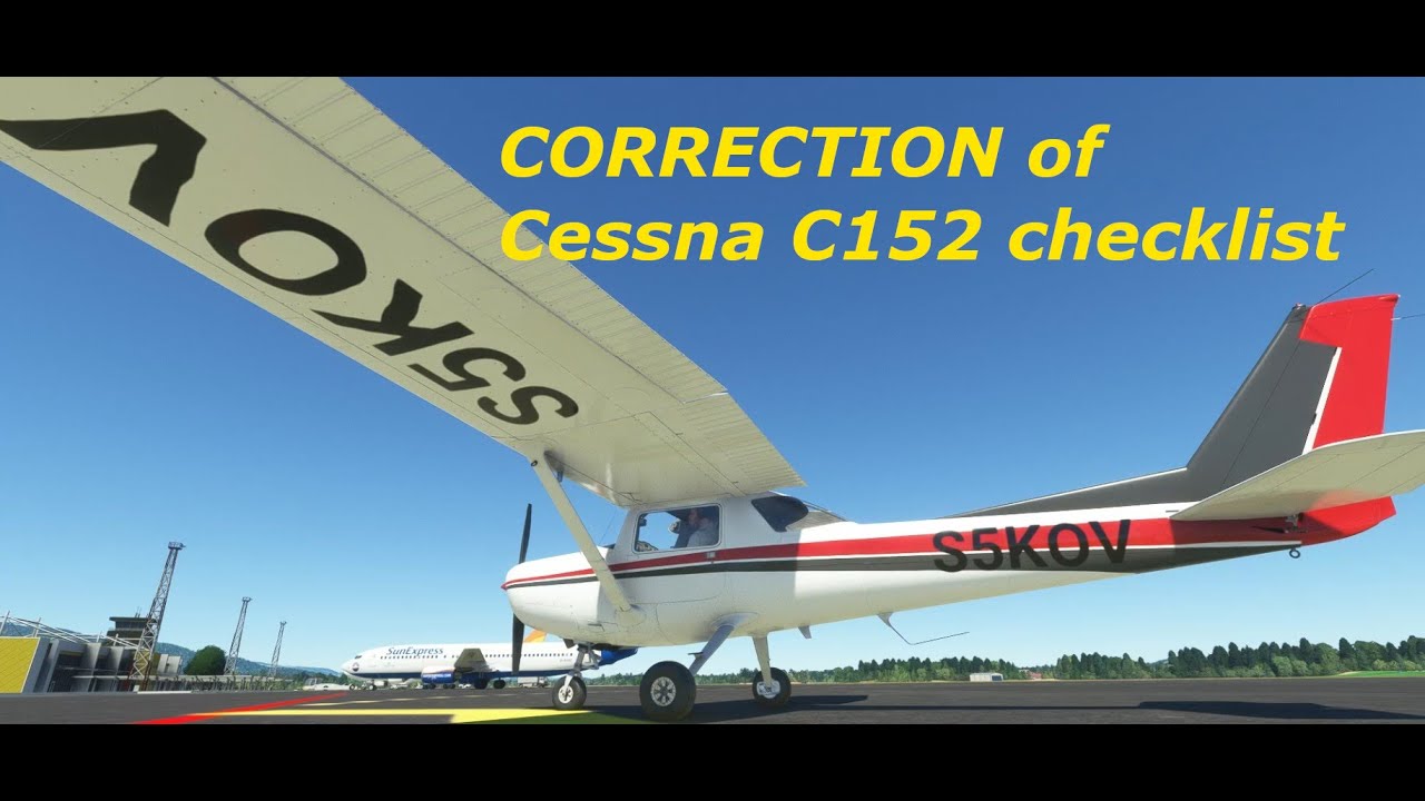 Corrected Checklist overview Cessna C152