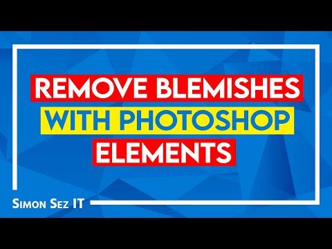 Remove Blemishes with Photoshop Elements