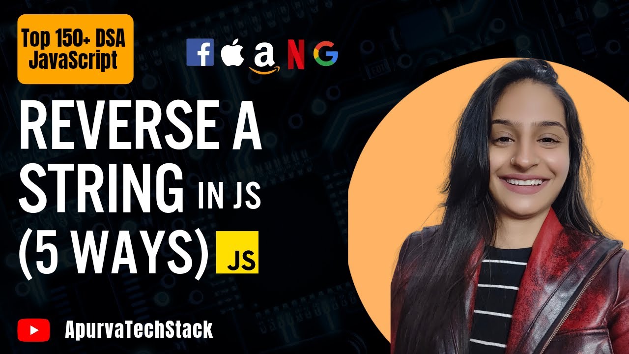 Top 5 Ways to Reverse a String in JavaScript | DSA Interview Questions 