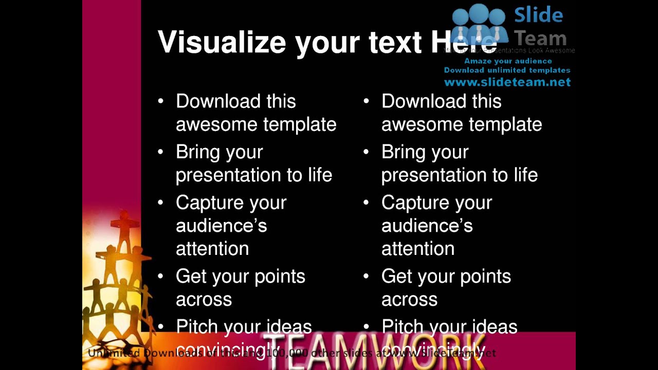 Team Balanced Teamwork PowerPoint Templates Themes And Backgrounds Graphic designs