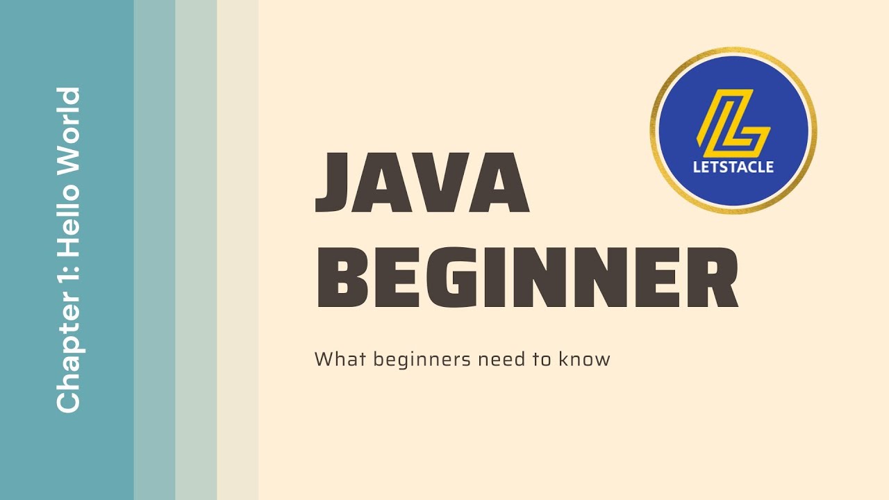 Java Beginner's Tutorial: Hello World