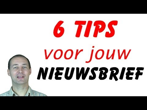 E-mail marketing: Digitale Nieuwsbrief Maken Tip #6