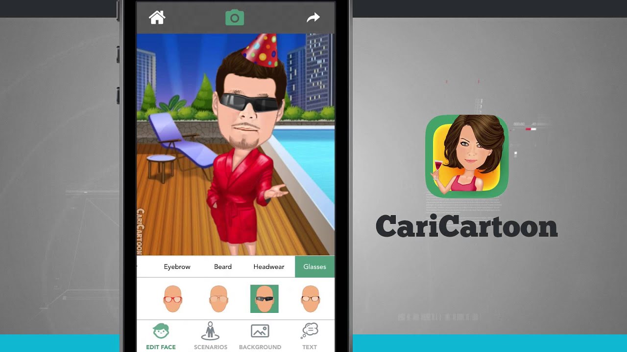 CariCartoon iPhone App Demo - State of Tech