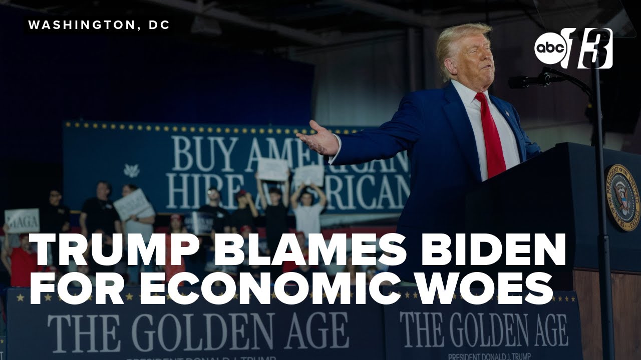 Trump blames Biden for economic woes, claims administration is 'just getting started'
