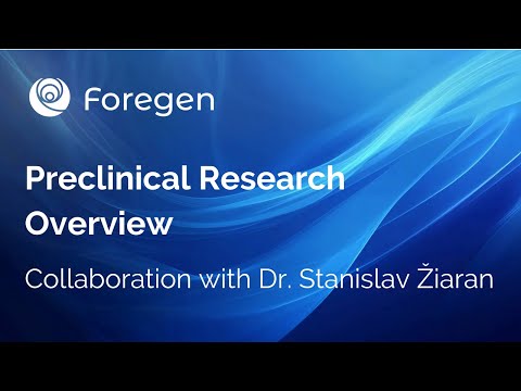 Preclinical Research Overview: Collaboration with Dr. Stanislav Žiaran