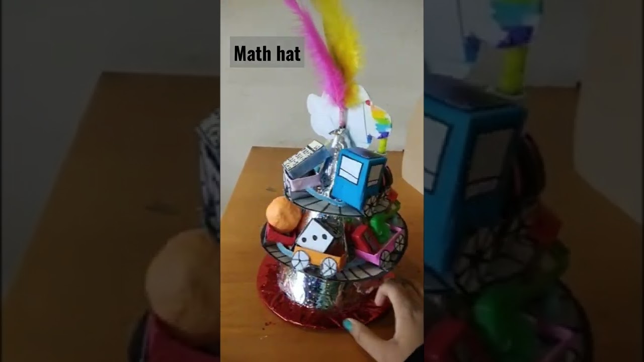 👒🎓How to make Math hat#shorts,........Link in the description👉