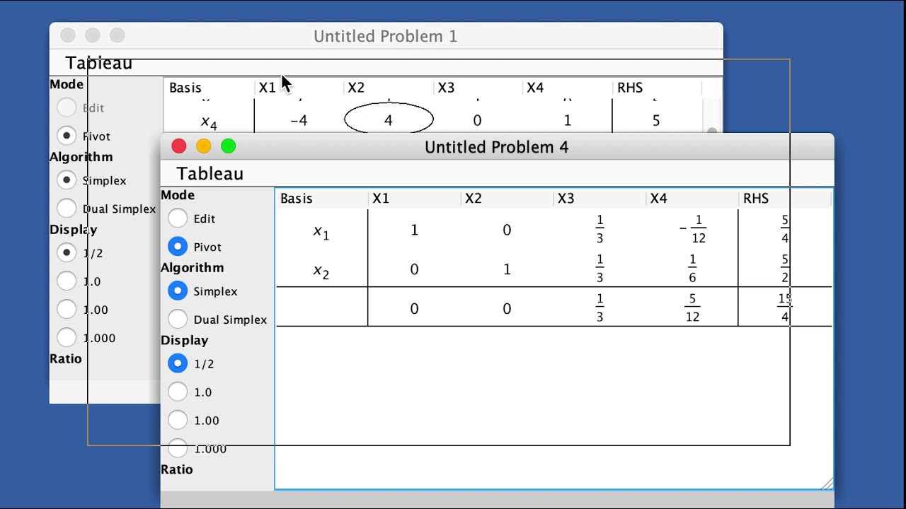 V6 05 : Linear Programming:  LPA video  for integer programming