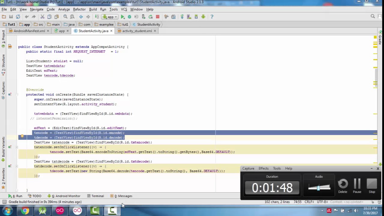 Android - Encode and Decode Base64 String
