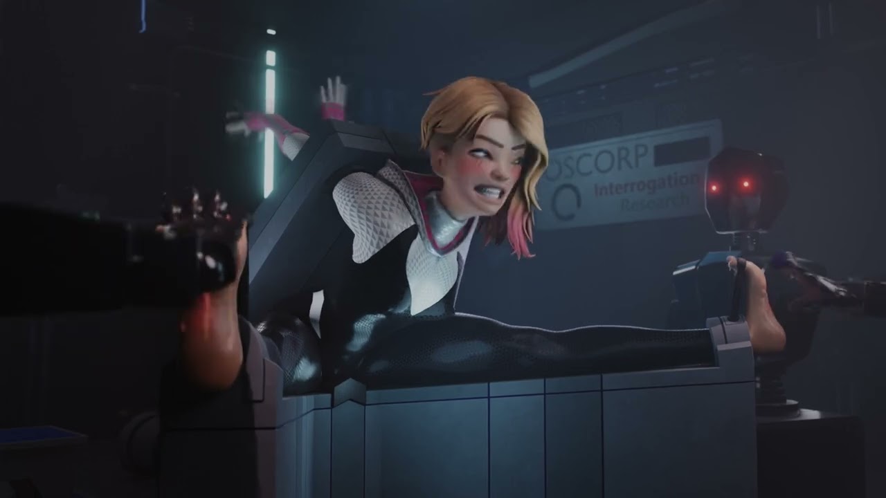 Gwen Stacy feet tickled