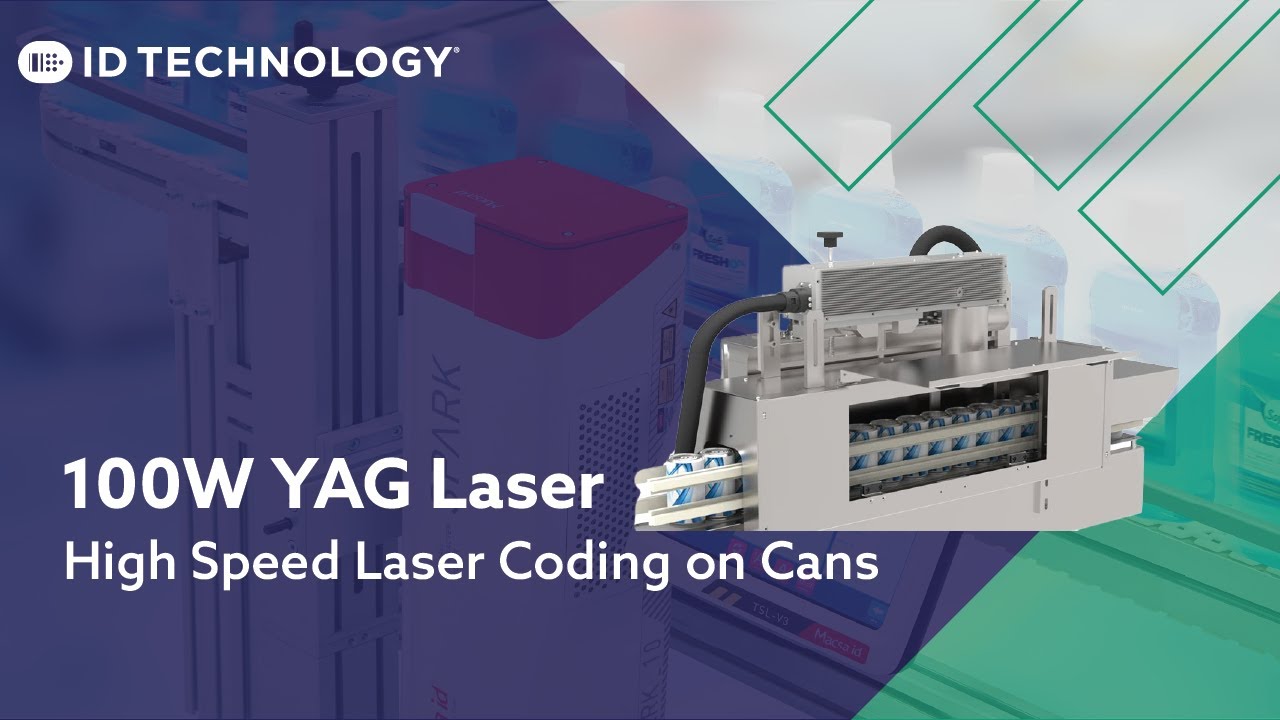 100 Watt High Speed Laser Can Coding