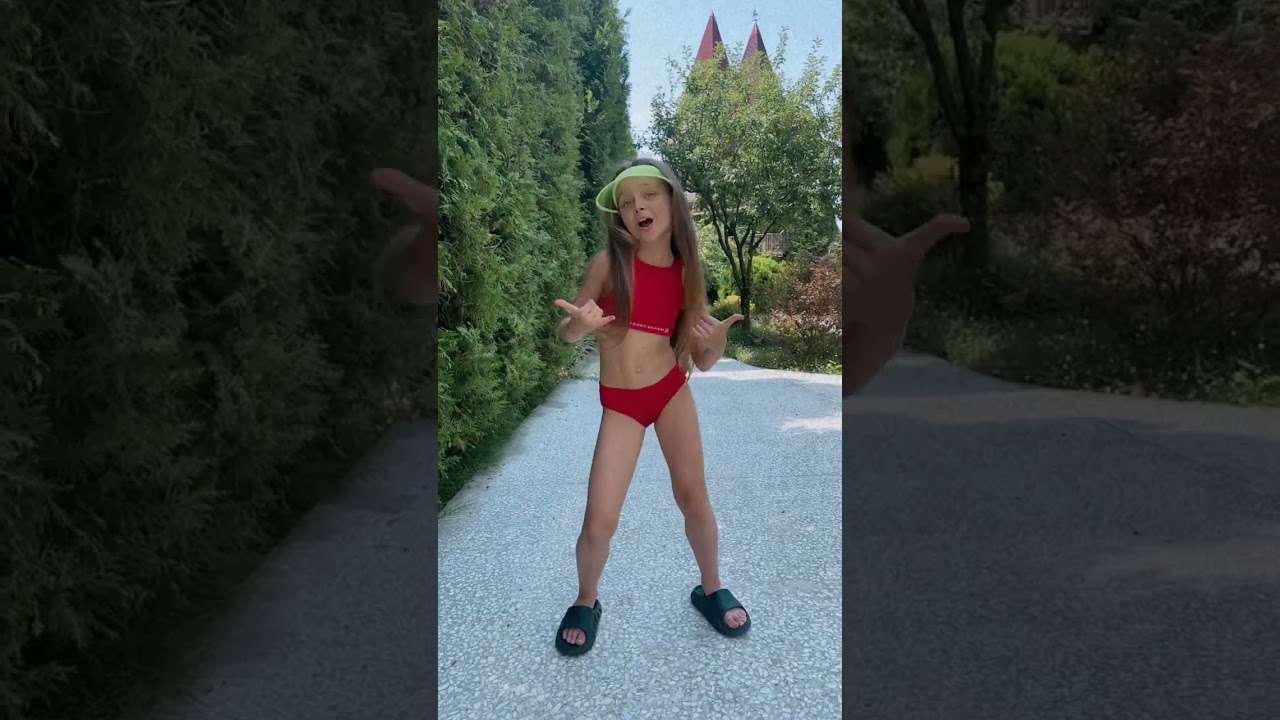 so beautiful Russian little bikini girl