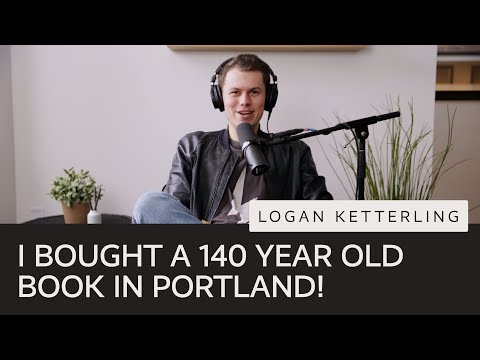 I Bought a 140 Year Old Book in Portland!