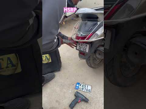 HSRP NUMBER PLATE #song #hindisong