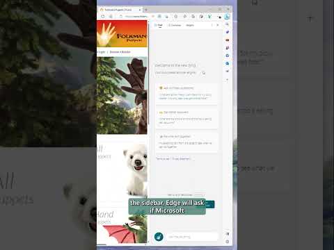 New Bing Button in Edge! #shorts