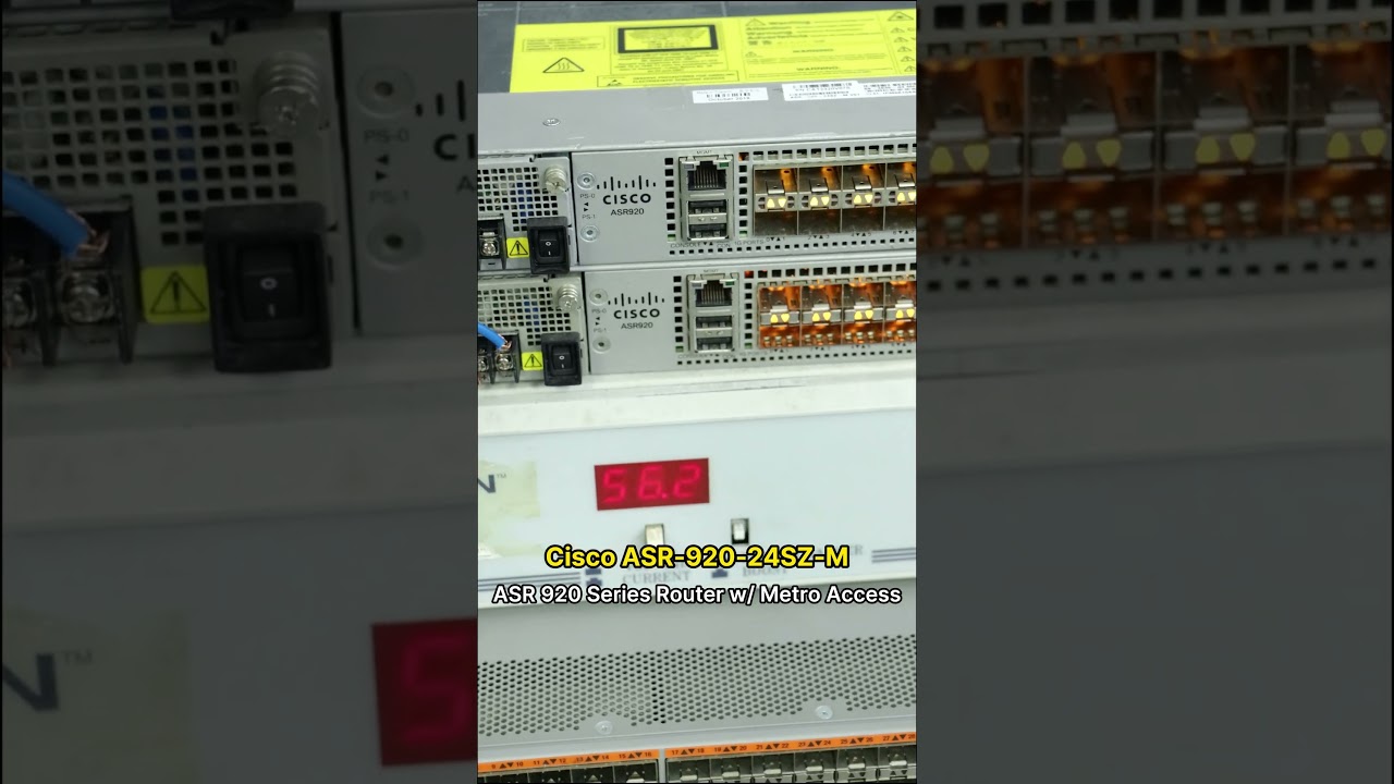 Cisco ASR-920-24SZ-M ASR 920 Series Router w/ Metro Access Testing #cisco #router #test