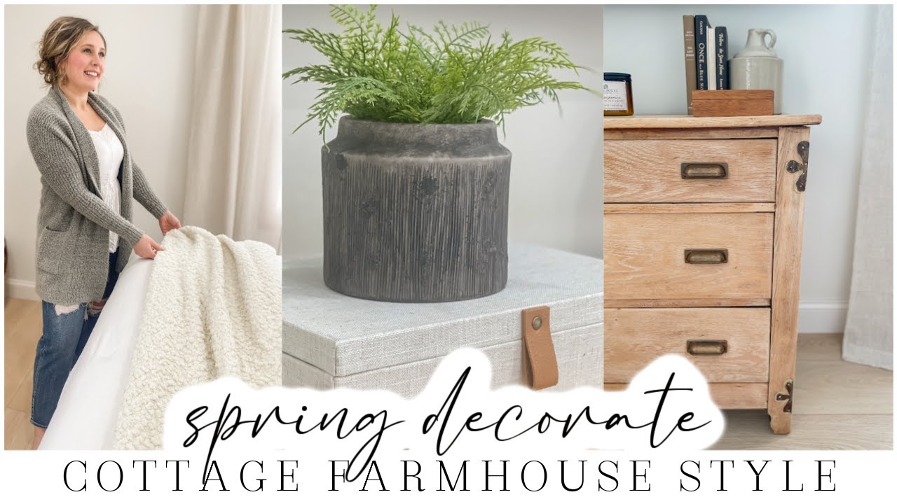 Spring Bedroom Refresh + DECORATE & CLEAN WITH ME 2023 | Neutral Bedroom decorating ideas!