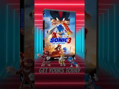 Get Your Sonic the Hedgehog 3 DVD & Blue-Ray Today! #sonicmovie3
