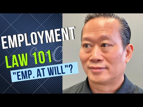 Employmentlaw 101 Ep1: Texas Employment at Will and exceptions for discrimination lawsuits