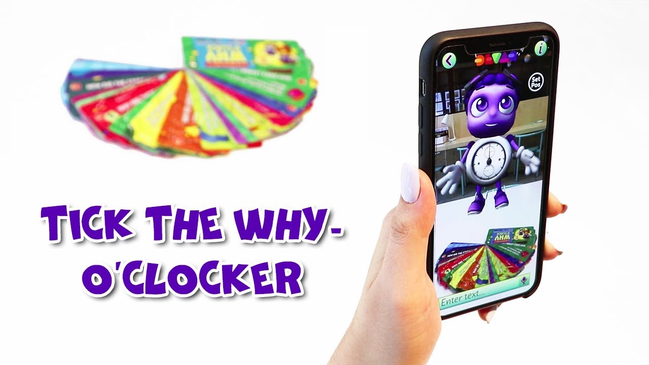 Tick the Why-o'clocker: Educational Augmented Reality Character