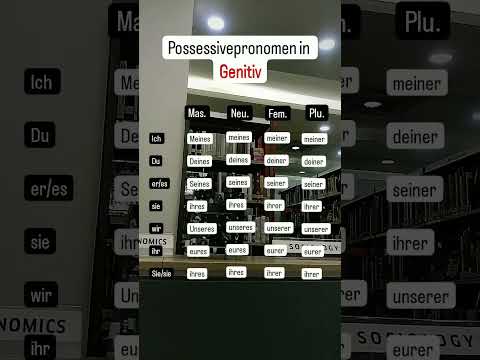 Possessivepronomen in Genitiv 🇩🇪 #learngerman