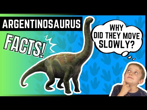 ARGENTINOSAURUS | Educational Dinosaur FUN Facts (FOR KIDS!)